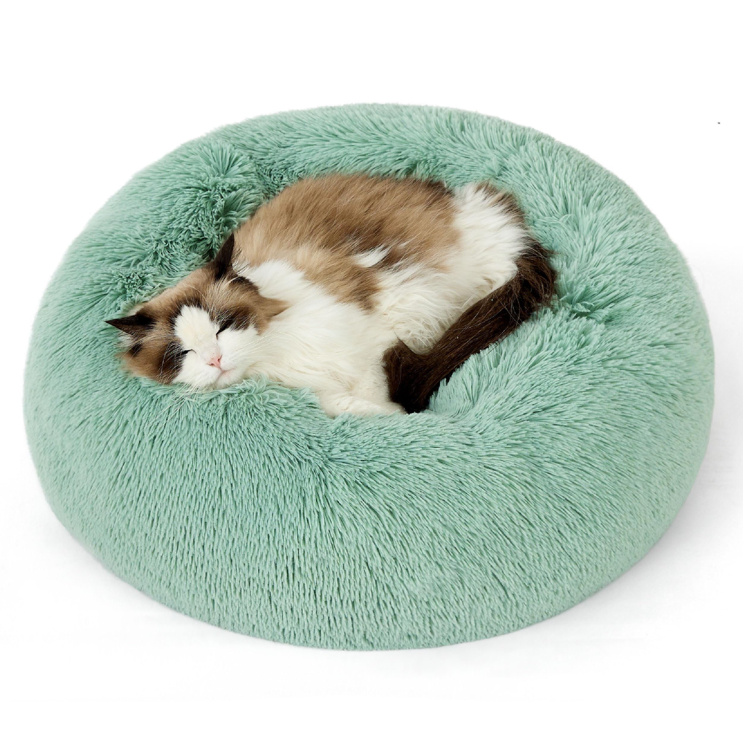 Calming Cat Beds for Indoor Cats - Small Cat Bed Washable 20 TO 30 ...