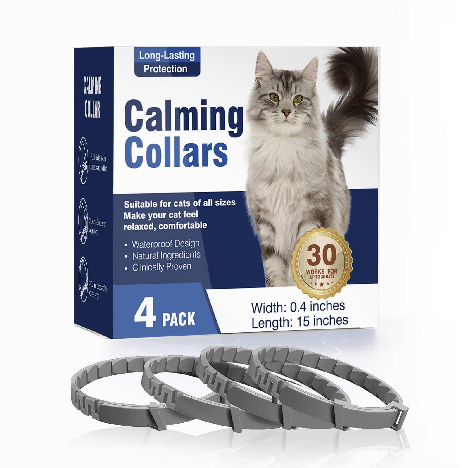 Calming for Cats 4 Pack Cat Calming Calming Cat Relieve Stress and ...