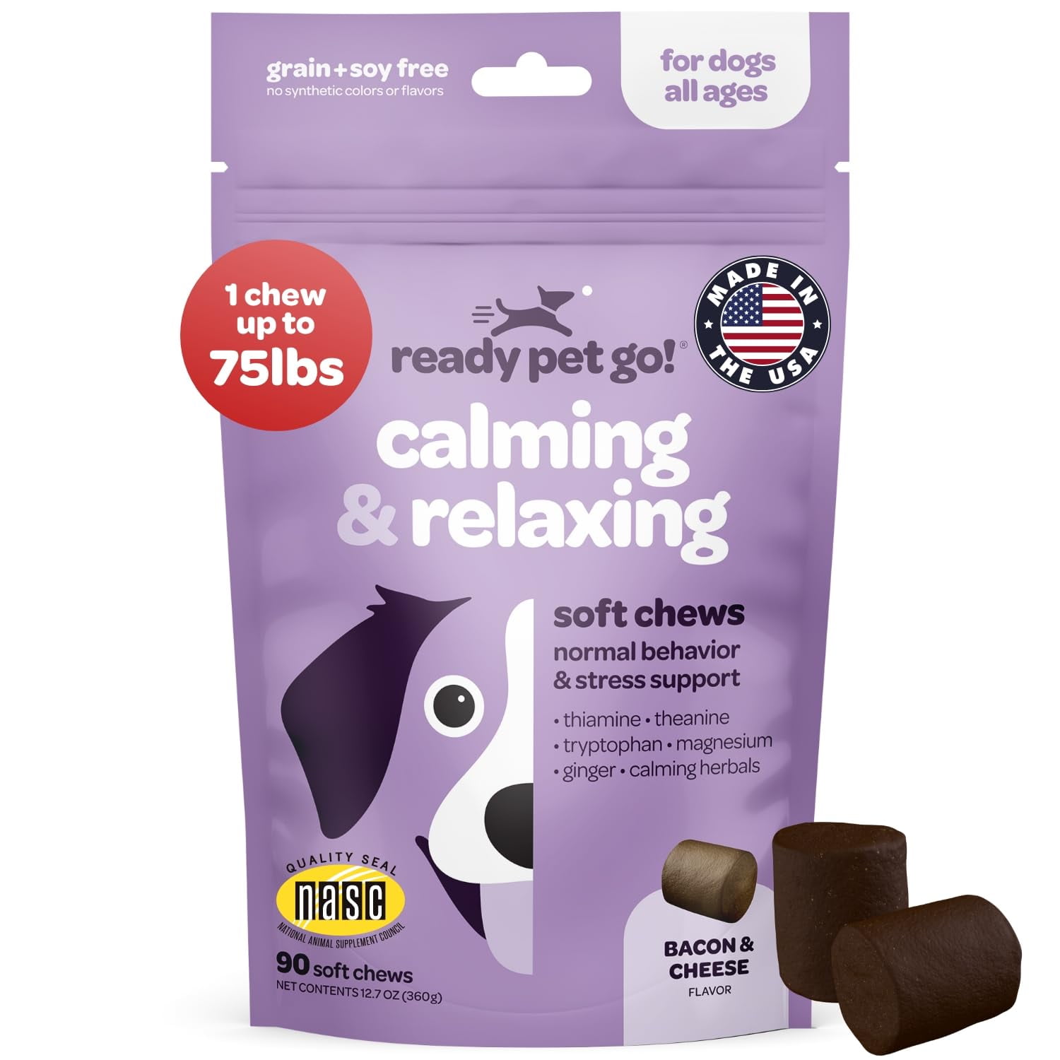 Calming Chews for Dogs | Herbal Dog Calming Chews for Anxiety from ...