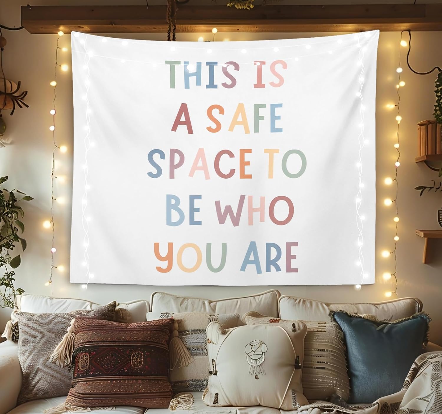 Calming Corner Classroom Decor Tapestry Wall Hanging, Calm Down Corner ...