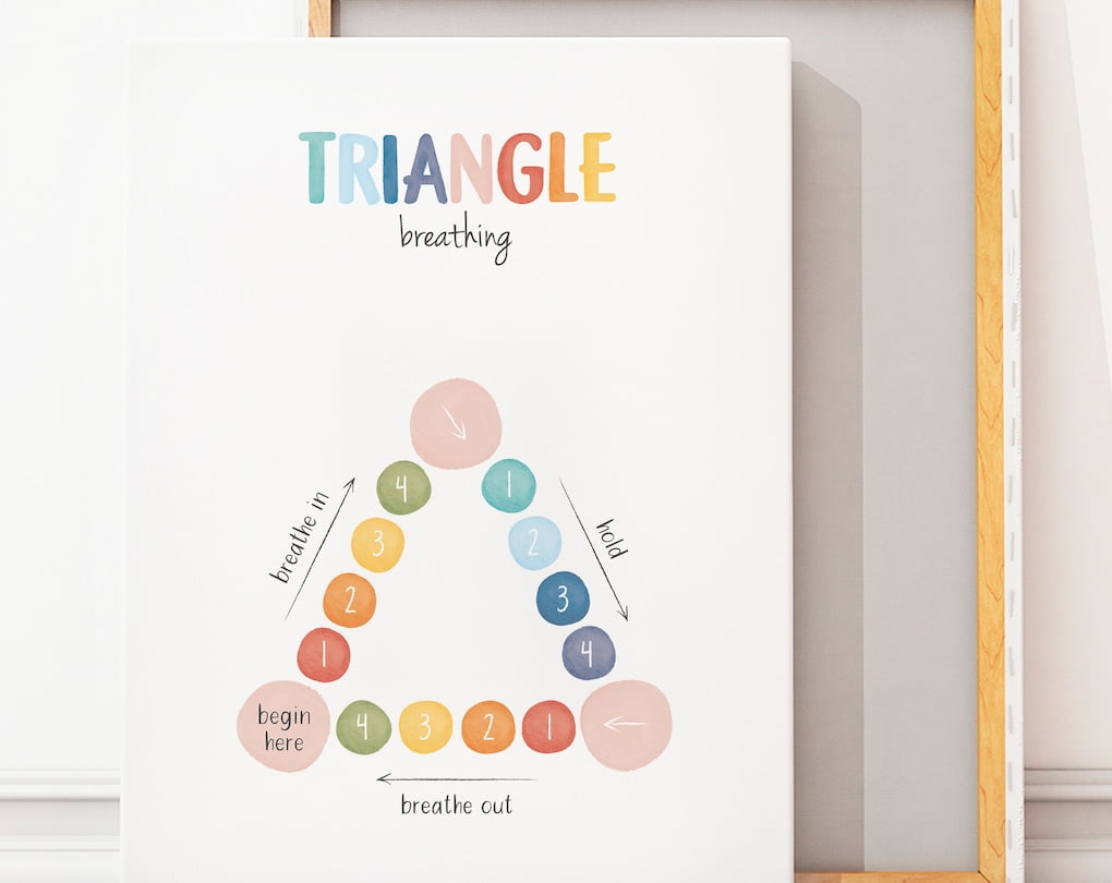 Calming Corner Poster, Breathing Poster, Counseling Office Decor ...