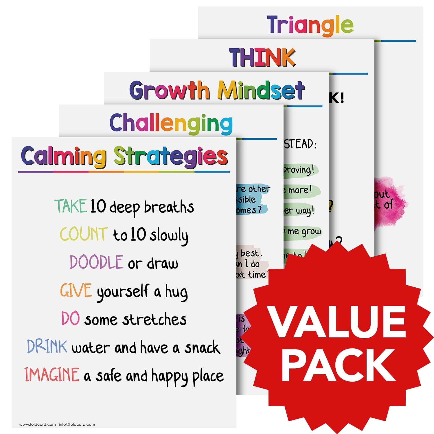 Calming Corner Posters Bundle Pack – Feelings Emotions Management and ...