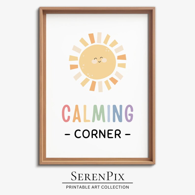 Calming Corner Wall Art, Prints For Kids, Inspirational Posters ...