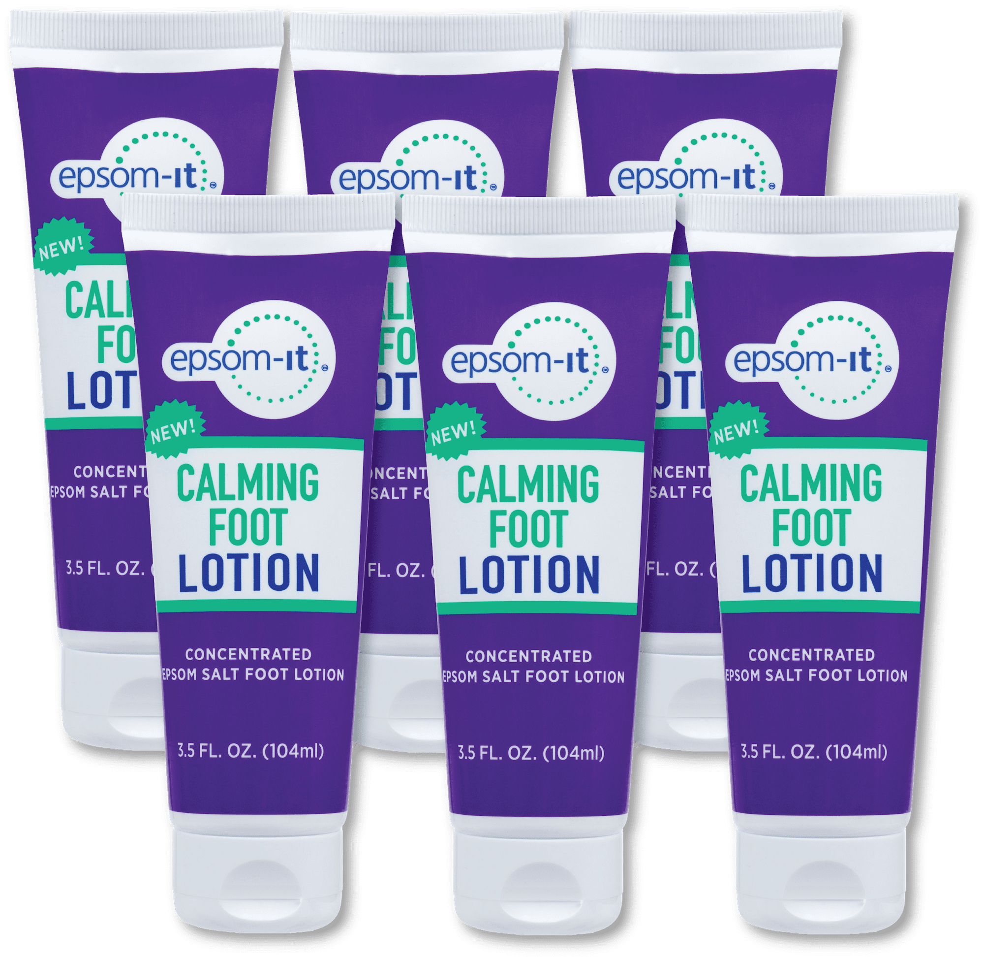 Calming Foot Lotion 3.5 Fl. Oz. Tube 6 Pack - Walmart.com