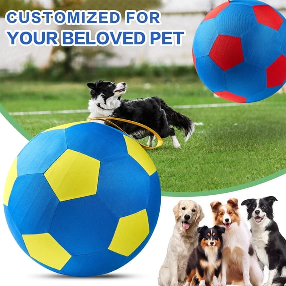 Calming Jumbo Ball for Dogs, Giant Herding Ball, Durable Tear-Resistant ...