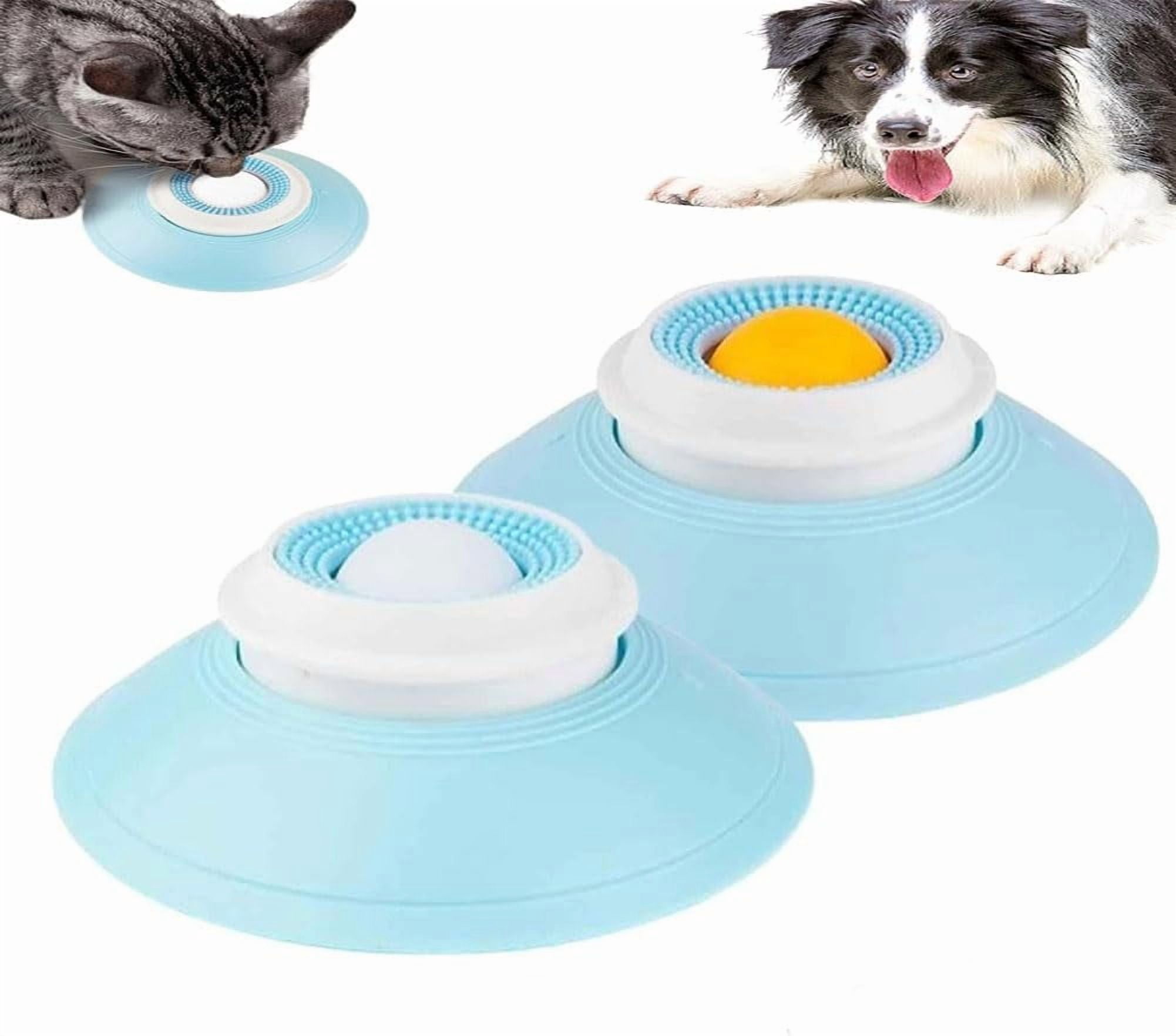 Calming Lick Bowl for Dogs Cats, Liquid Food Slow Feeder Licky Bowls ...