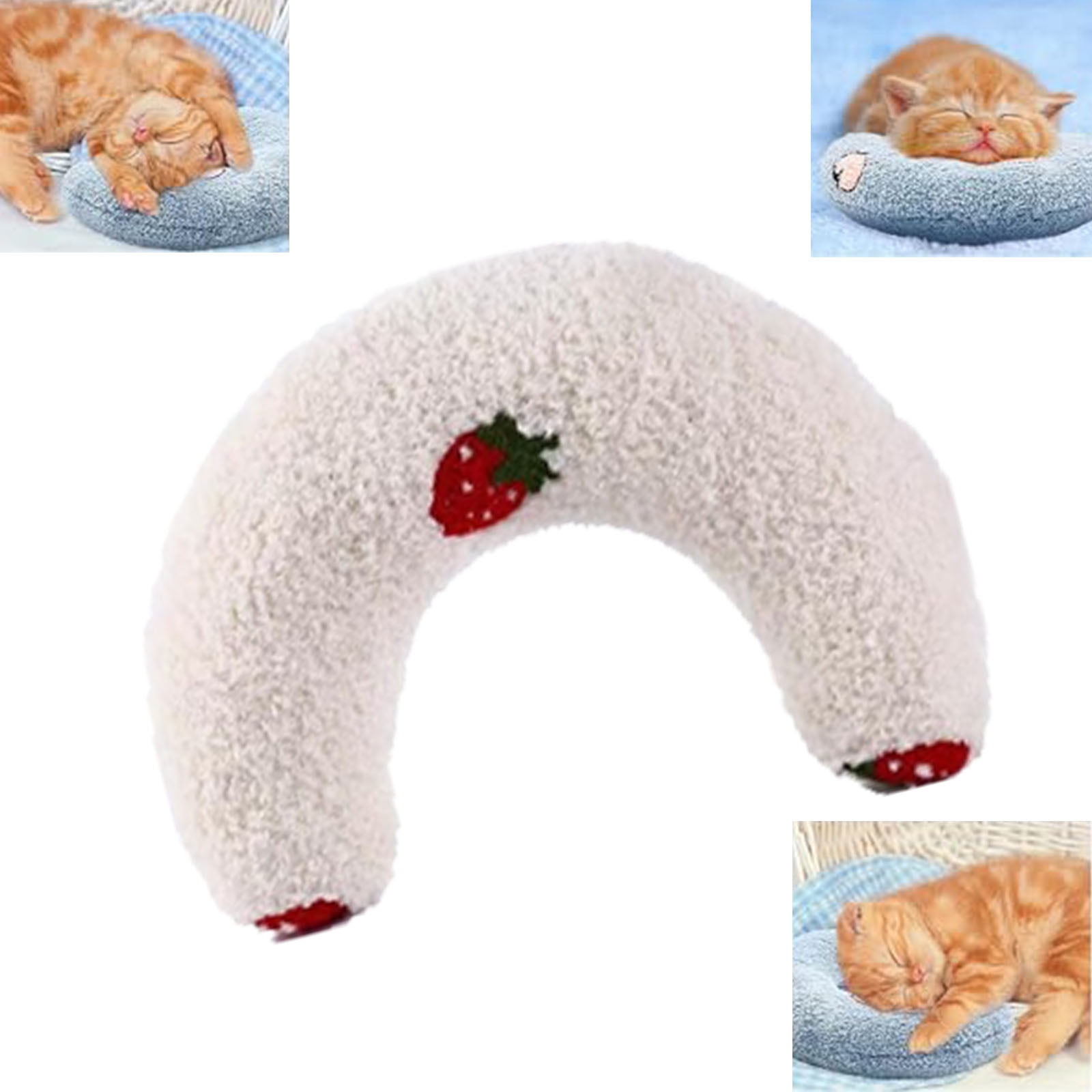 Calming Pillow for Dogs, Soft Dog Bed Pillows Pet Neck Pillow, Pet U ...