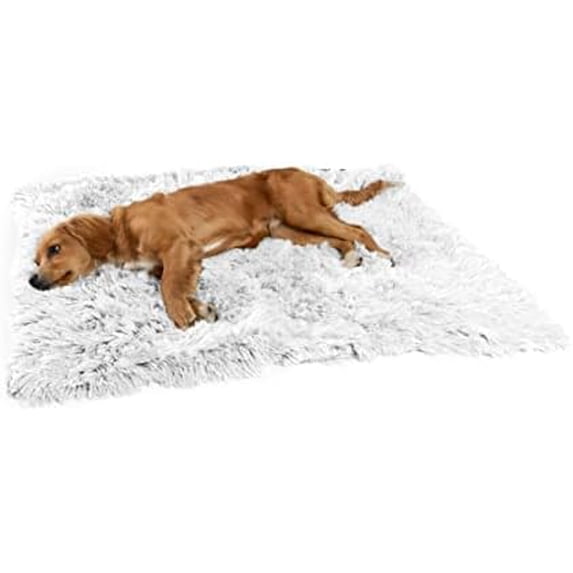 Calming Shag Dog Blanket – Ultra Soft Faux Fur Pet Throw, Anxiety ...