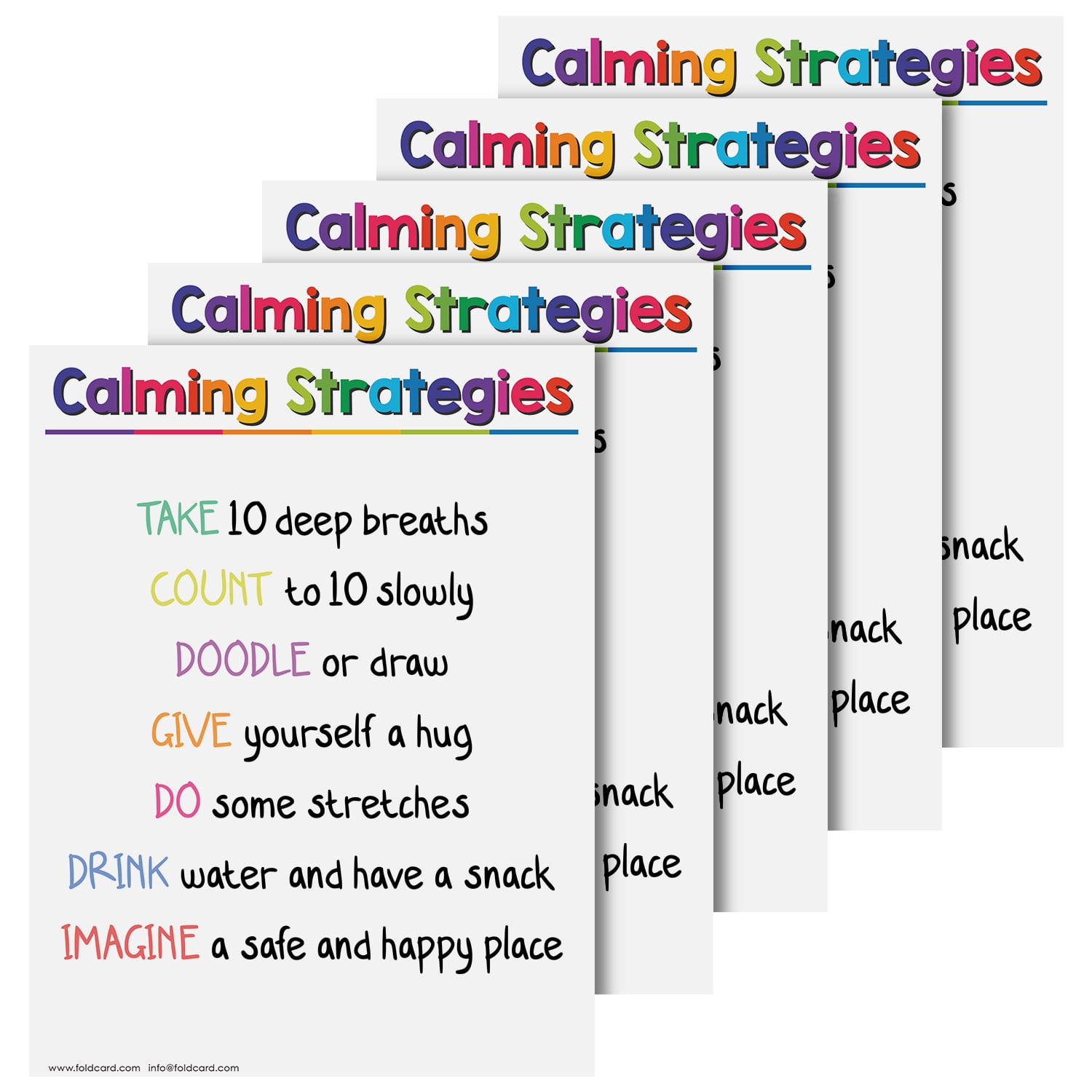 Calming Strategies Calm Down Corner Poster – Feelings Emotions ...
