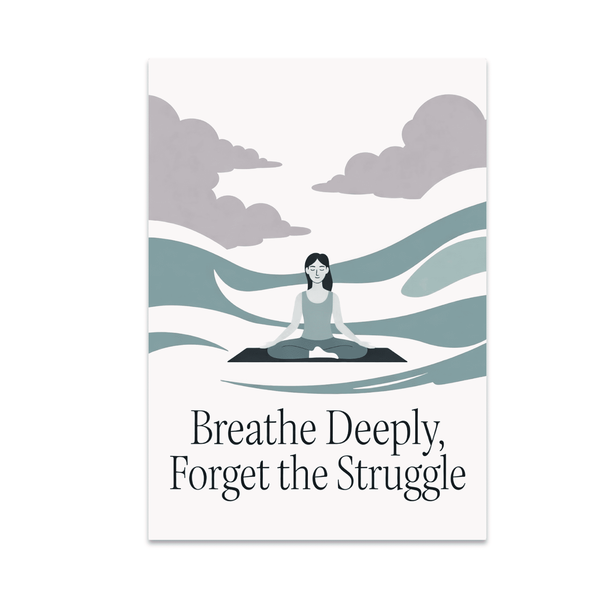 Calming Yoga Wall Art - Yoga Enthusiast - 13x19 Poster Print - Walmart.com