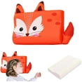 Calmlye Sensory Pillow, Breathable Memory Foam Toddler Pillow with Cute ...