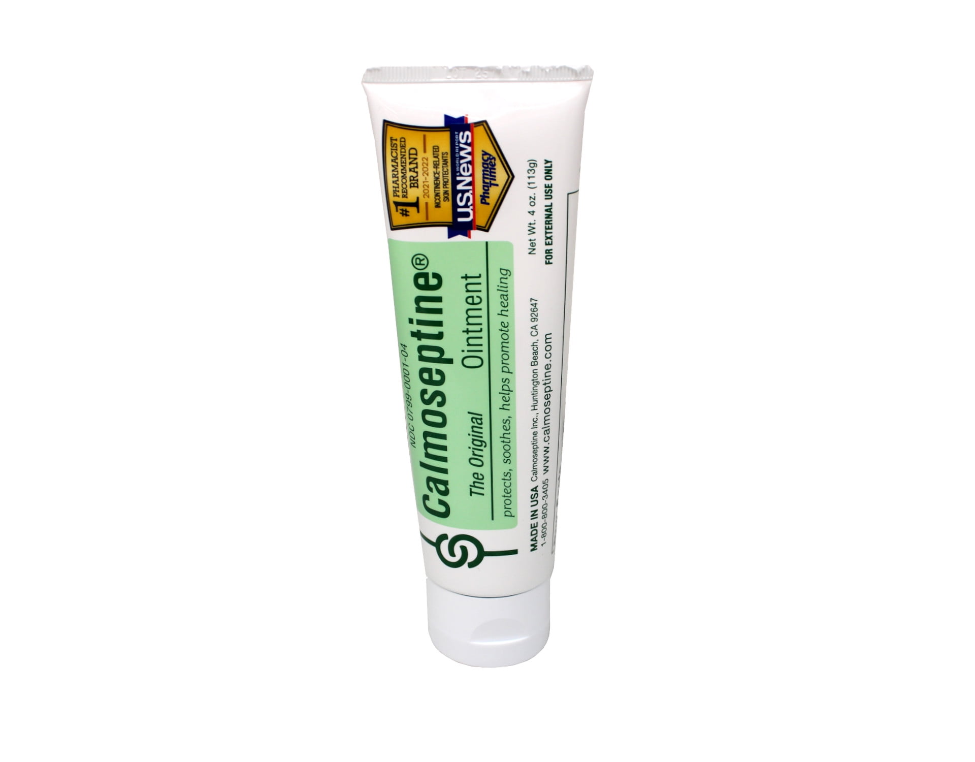 Calmoseptine Antibiotic Ointment 4 Oz, Barrier Cream for Irritation ...