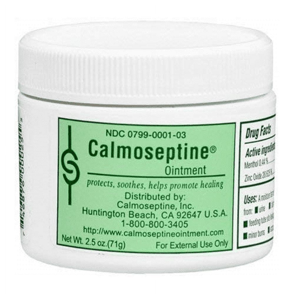 Calmoseptine Diaper Rash Ointment Jar 2.5 Oz 6 Pk | Multipurpose ...