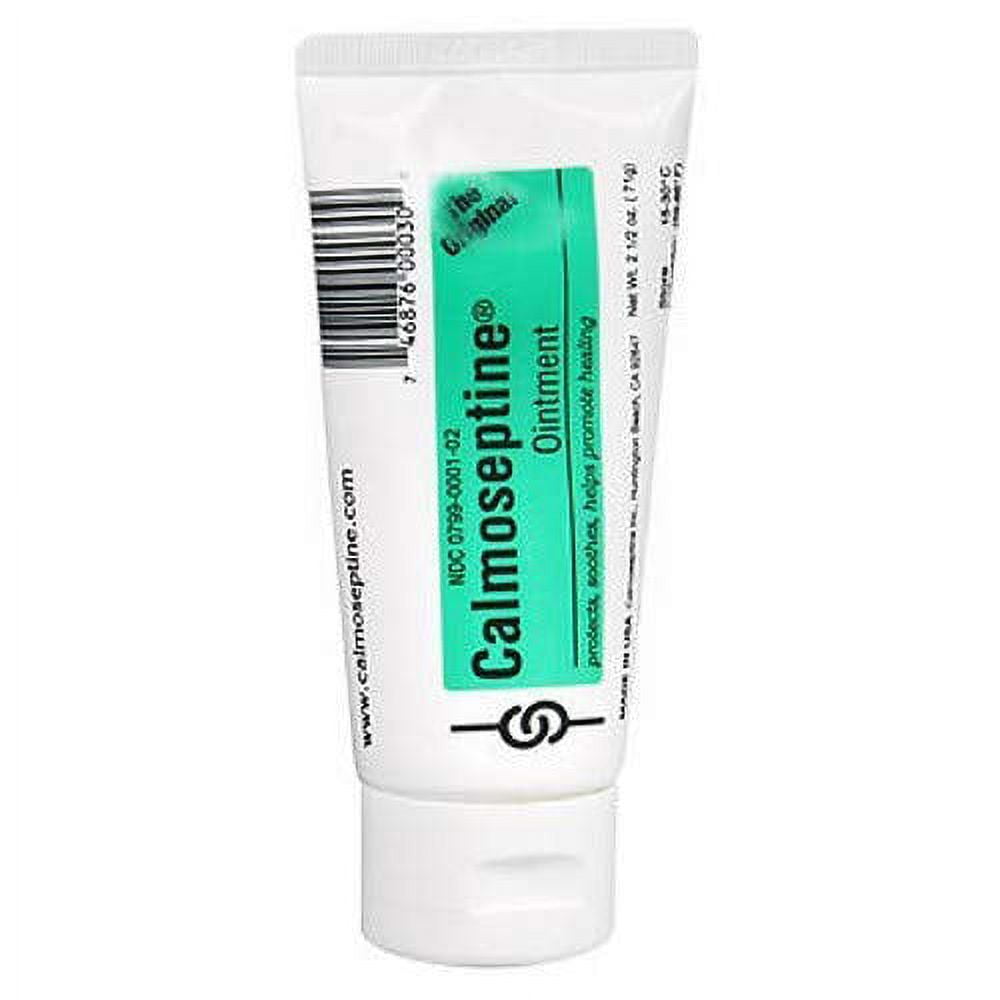 Calmoseptine Diaper Rash Ointment Tube, 2.5 oz, 6 Pack - Walmart.com
