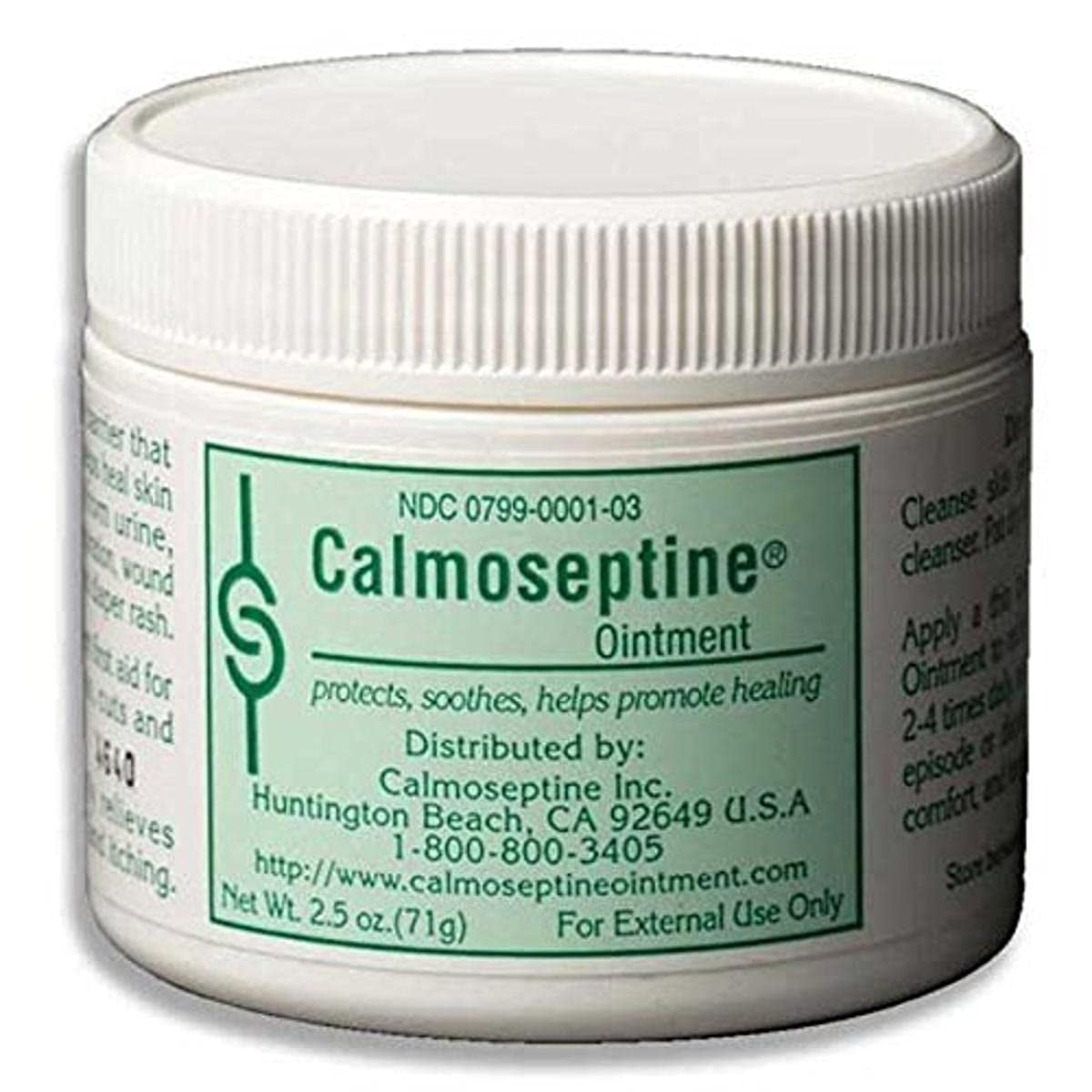 Calmoseptine Ointment - 2.5 Oz Jar Each - Walmart.com