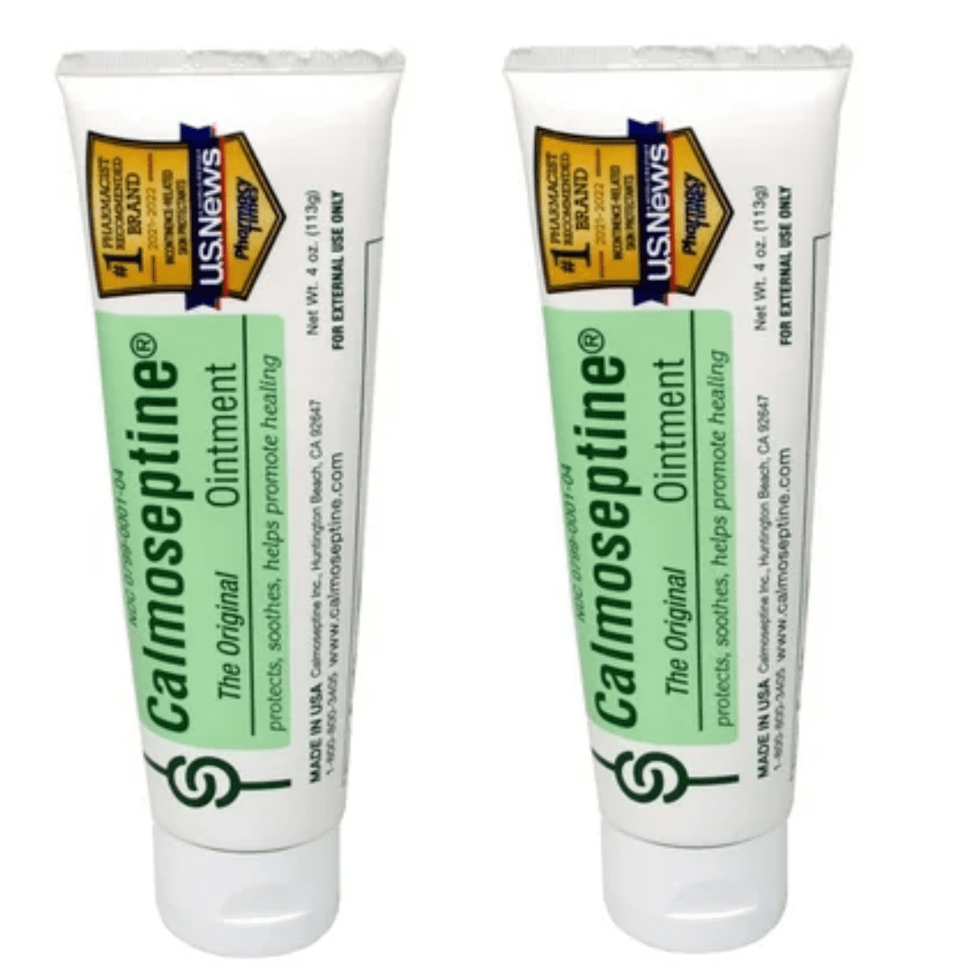Calmoseptine Protective Ointment Tube, Zinc for Wounds & Itch Relief, 4 ...