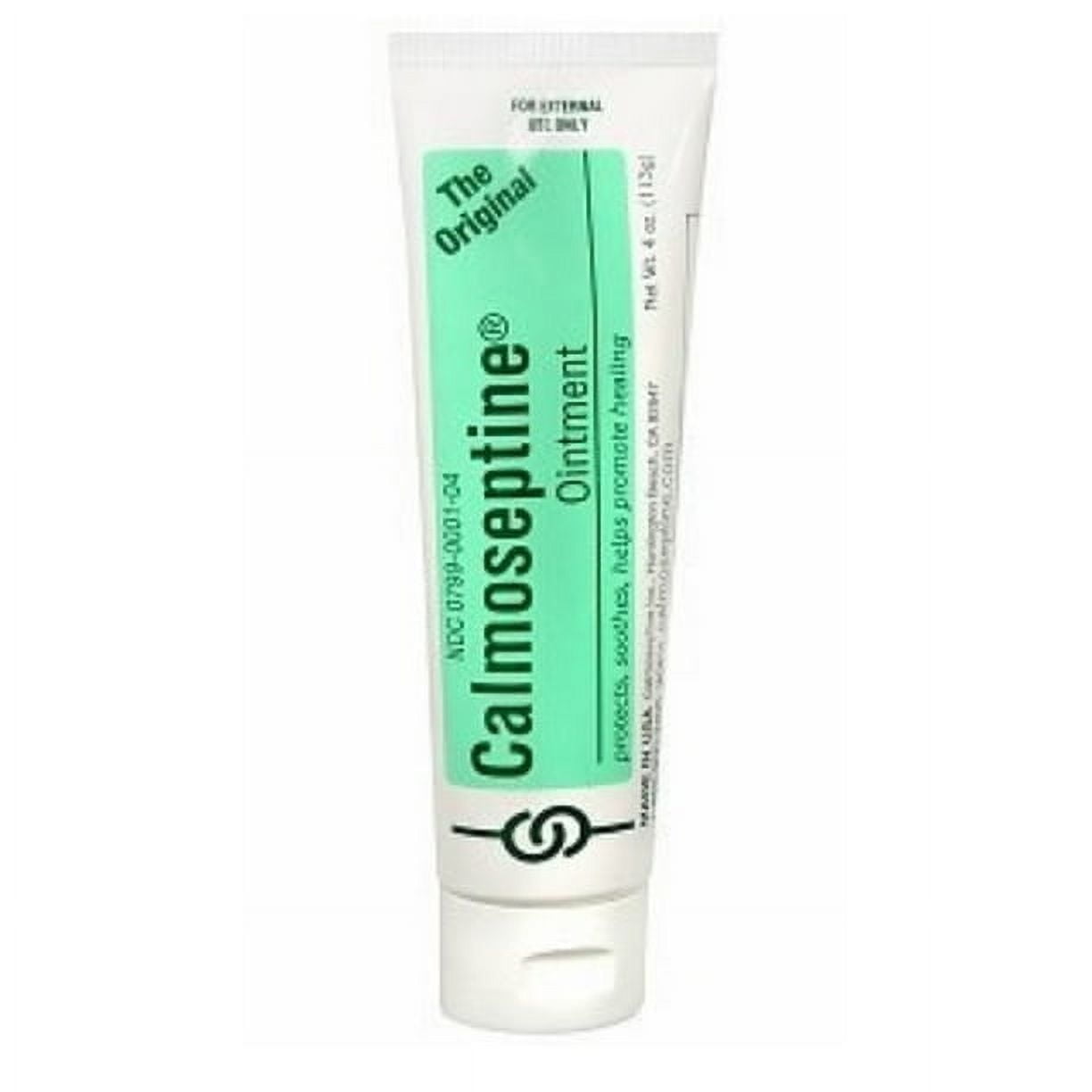 Calmoseptine Multipurpose Ointment Tube, 4 Ounce, Moisture Barrier ...