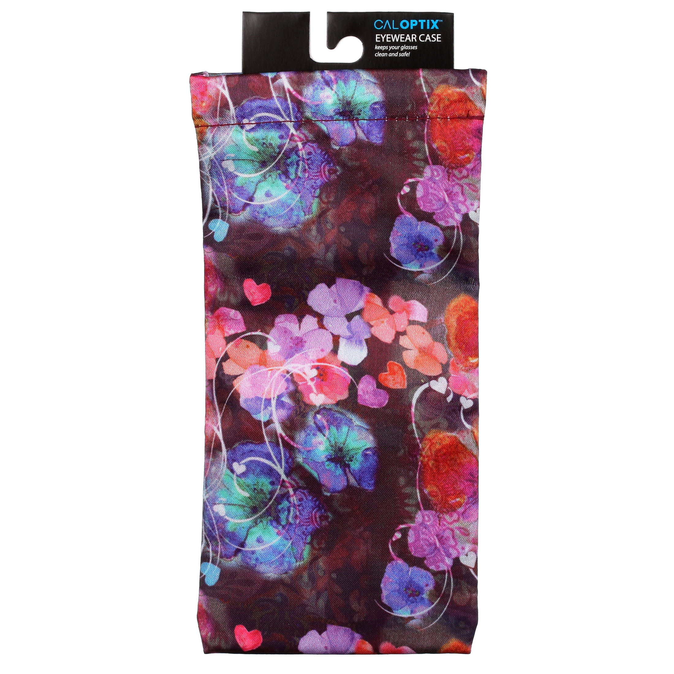 Caloptix Women's Cloth Floral Sqeeze Top Eyeglass Case - Walmart.com