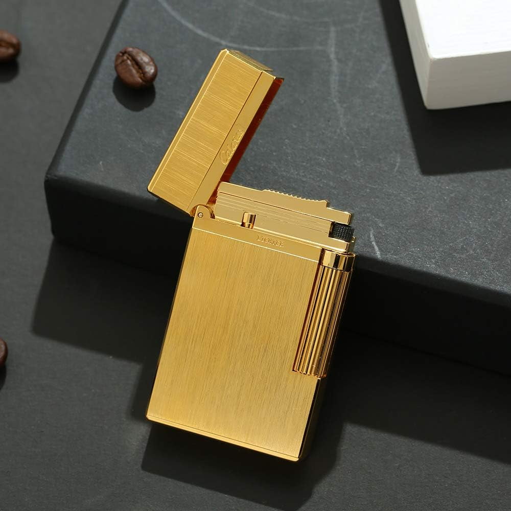 Calories Brushed Lighter, Cling Sound, Adjustable Soft Flame Table ...