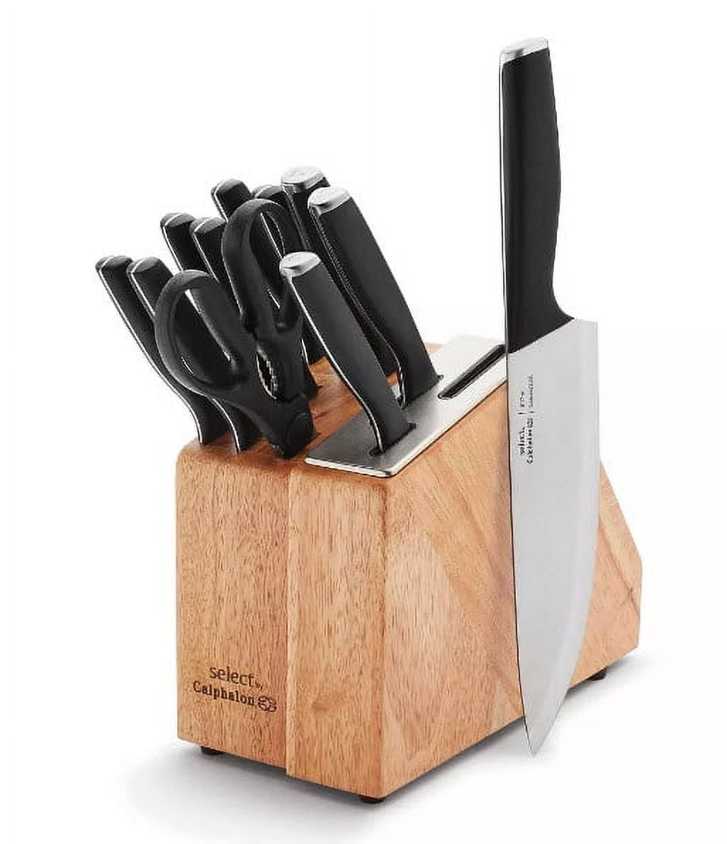 Calphalon 12pc Anti-Microbial Self-Sharpening Cutlery Set - Walmart.com