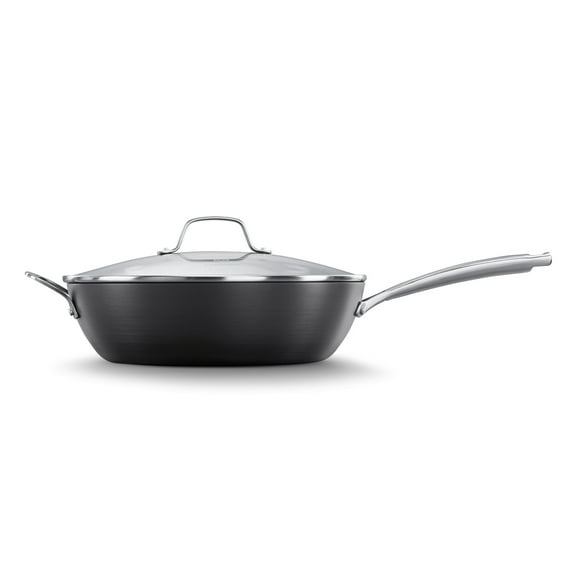 Calphalon Classic AquaShield Nonstick Cookware, 12-Inch Jumbo Fryer Pan ...