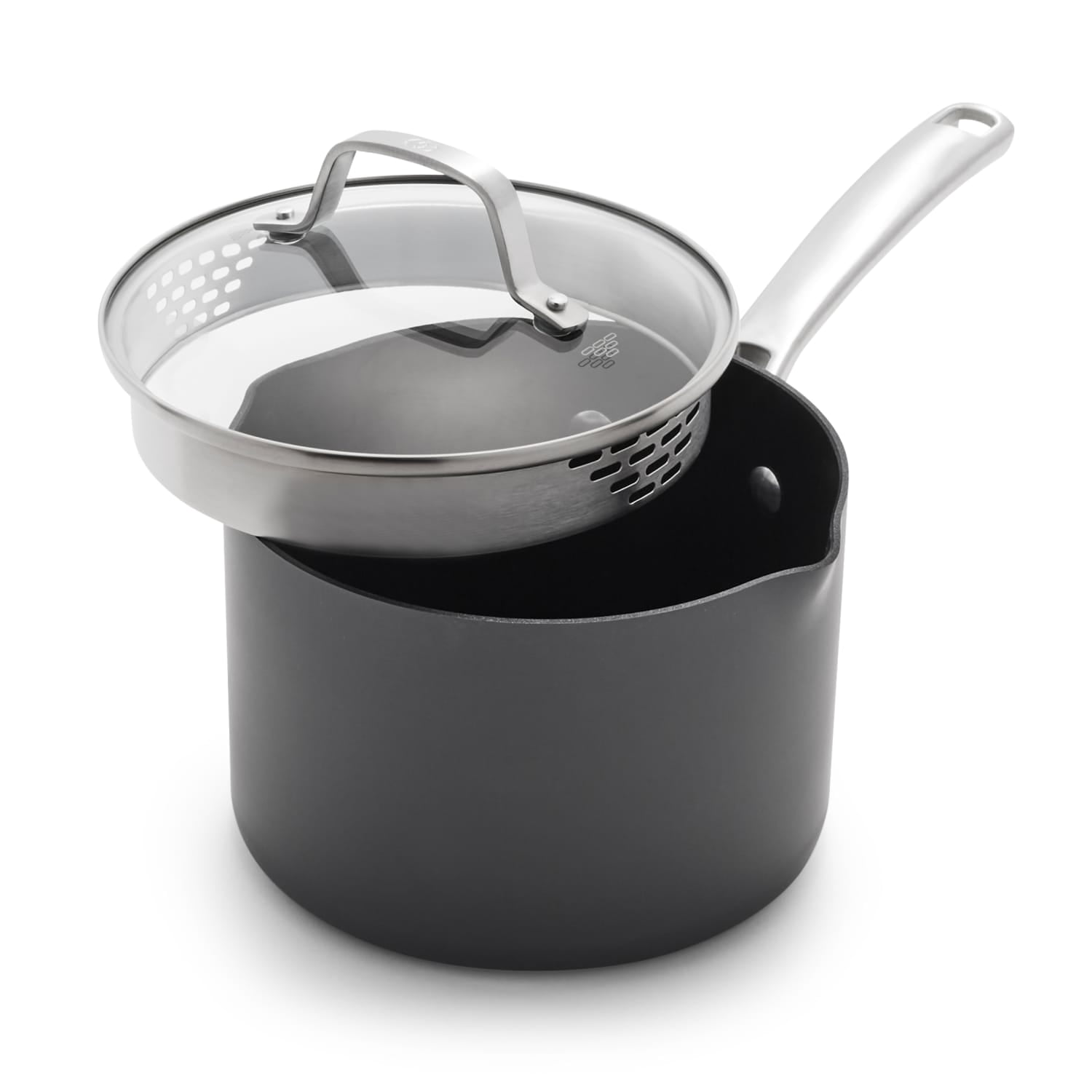 Calphalon Classic Hard-Anodized Nonstick Cookware, 3.5 Qt. Sauce Pan ...