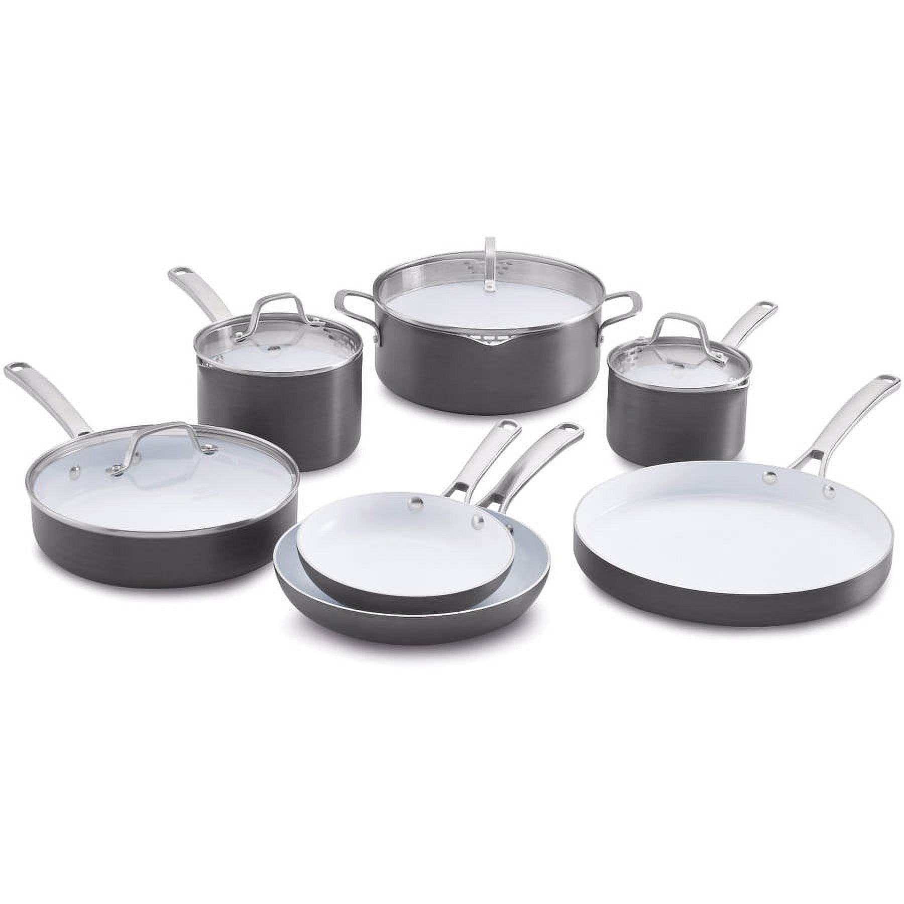 Calphalon Classic Ceramic Nonstick 11 Piece Cookware Set - Walmart.com