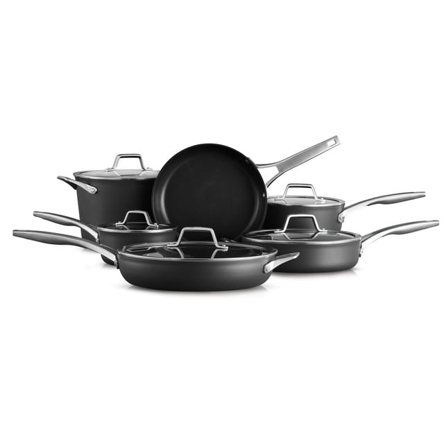 Calphalon Premier Classic Aluminum 11-Piece Hard-Anodized Nonstick ...