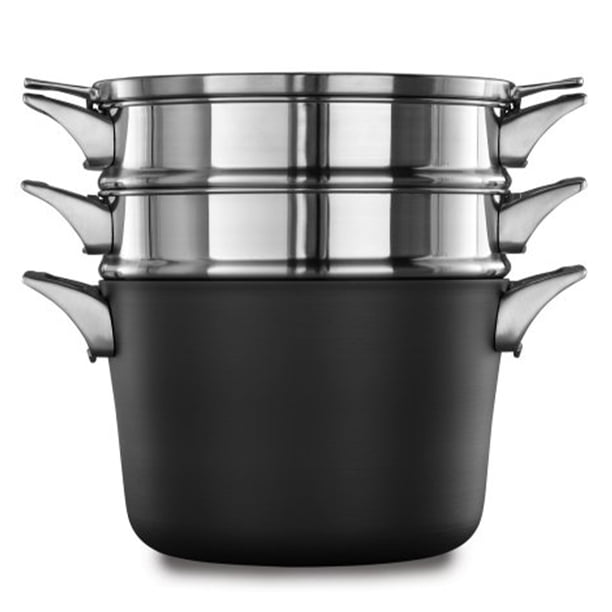 Calphalon Premier Space Saving 8 Qt Hard Anodized Nonstick Multi-Pot w ...