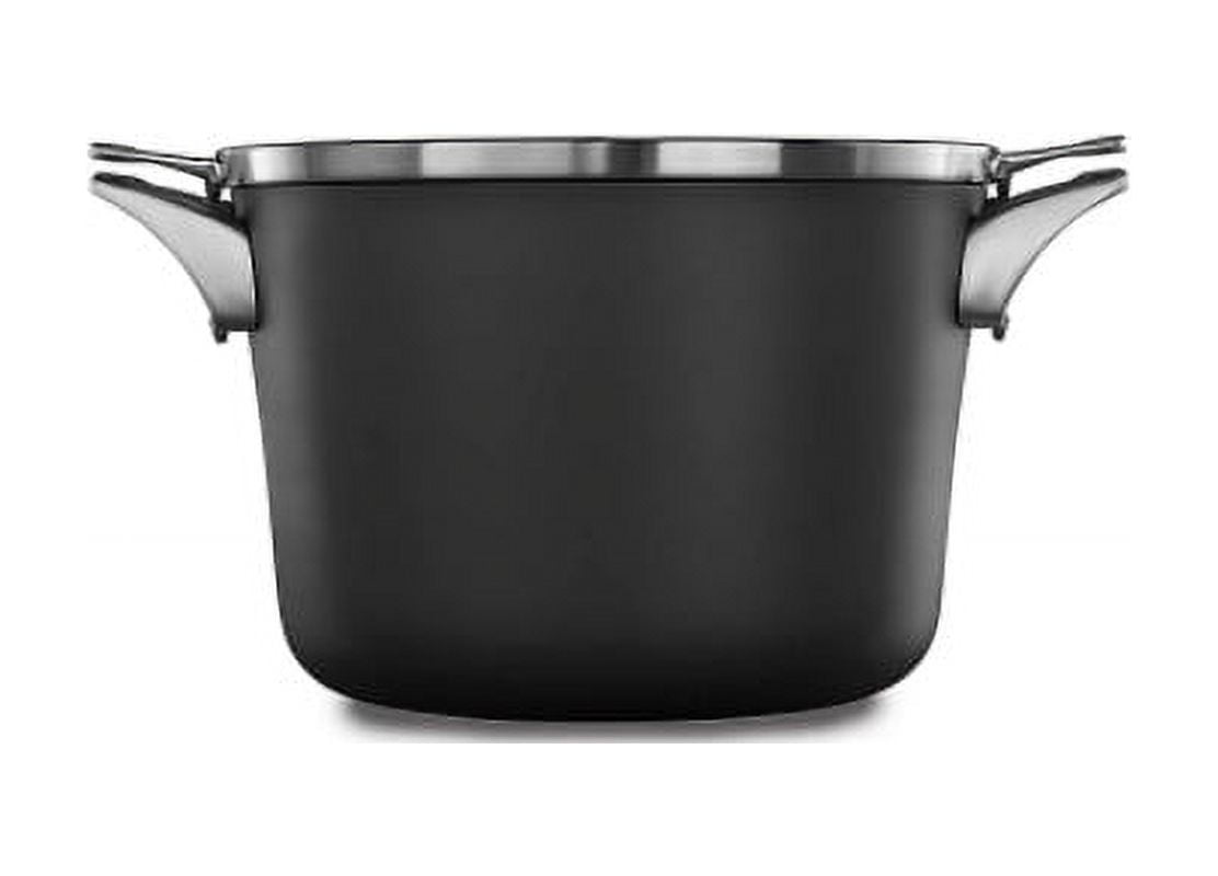 Calphalon Premier Nonstick Cookware, 8 qt. Space Saving Hard Anodized ...