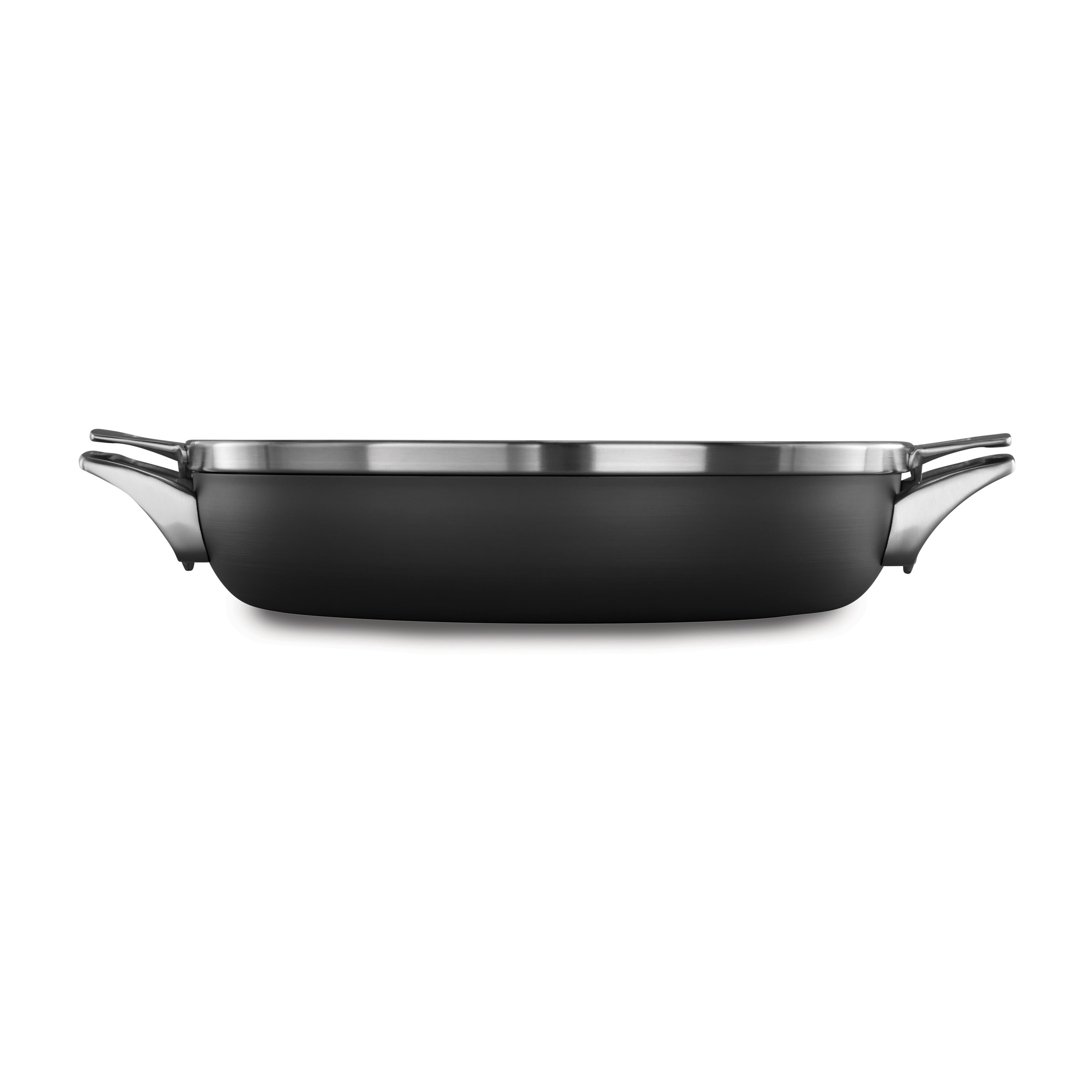 Calphalon Premier Space Saving Nonstick 12-Inch Everyday Pan with Lid ...