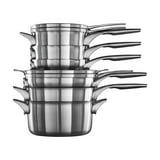 Calphalon Premier Space-Saving Stainless Steel Pots and Pans, 10-Piece ...