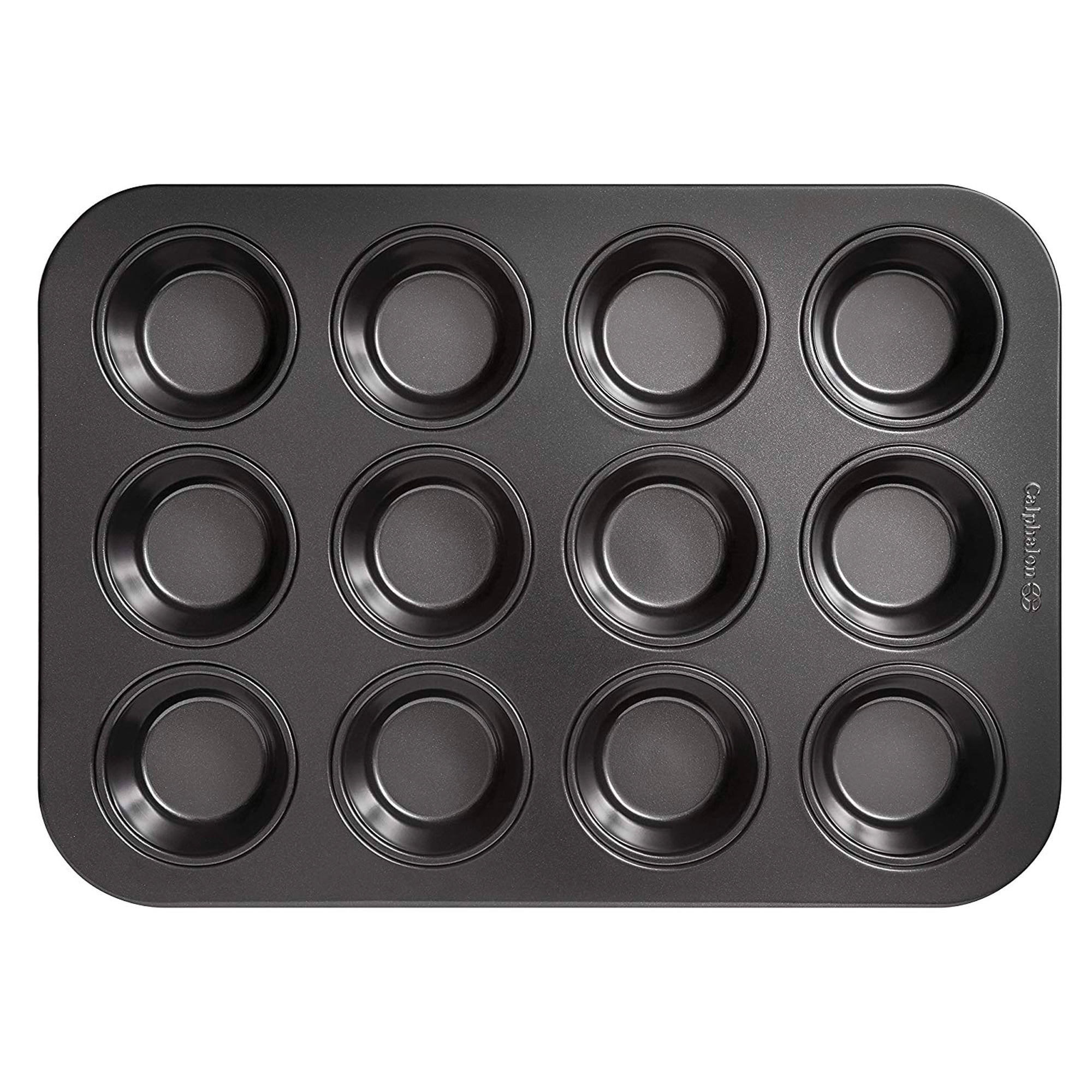 Calphalon Signature Nonstick 12-Cup Muffin Pan, High Temperature ...