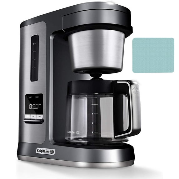 Calphalon 10-Cup Coffee Maker, Precise Temp Brewing, Flavor Strength ...
