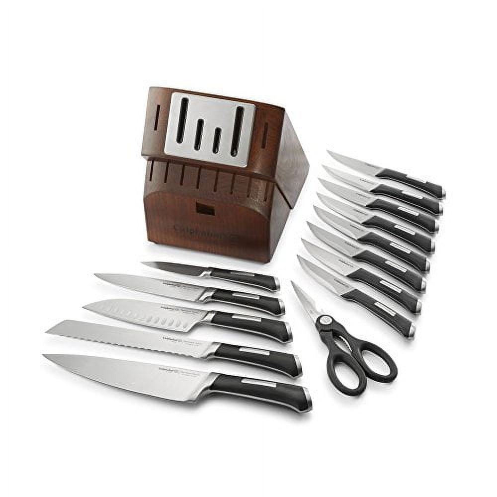 Pre-Owned Calphalon Precision Self-sharpening 15-piece Knife Block Set ...