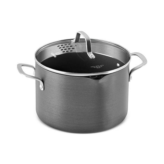 Calphalon Classic Nonstick 8-Quart Hard Anodized Stock Pot with Lid ...