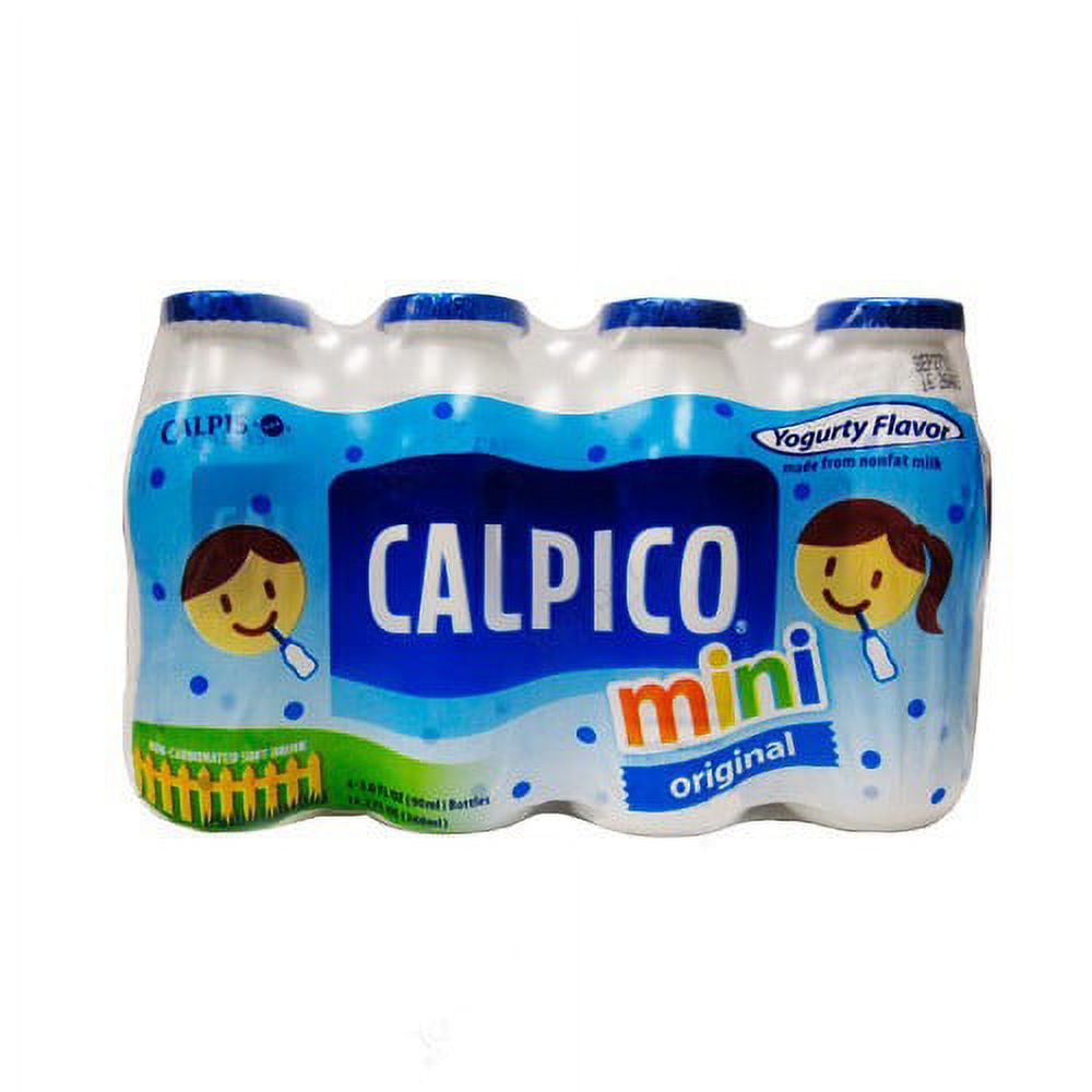 Calpico Non-Carbonated Mini Soft Drink, Original Flavor, 3 Fl Oz, 4 Ct ...