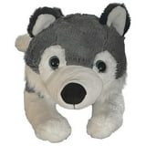 Calplush Alpha Wolf Husky Puppy Dog Stuffed Animal Large 18" Laying ...