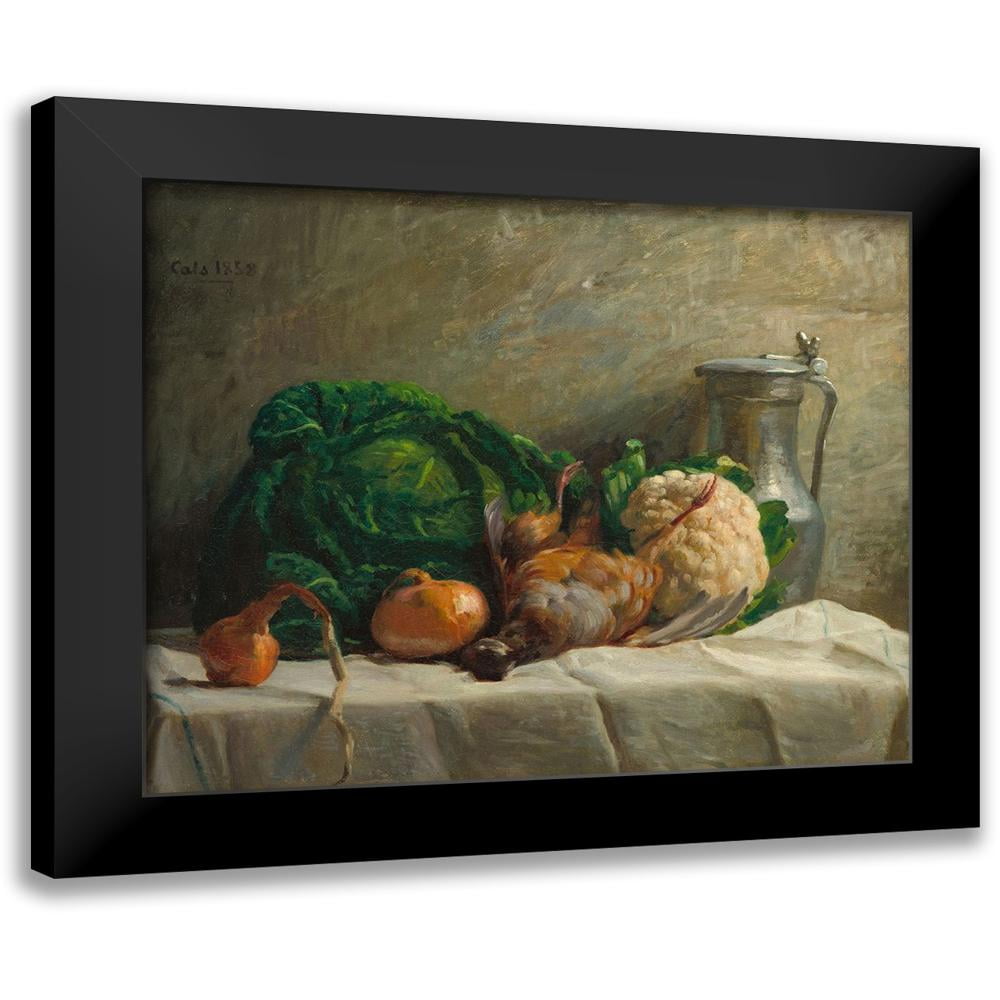 Cals, Adolphe-Felix 18x15 Black Modern Framed Museum Art Print Titled ...