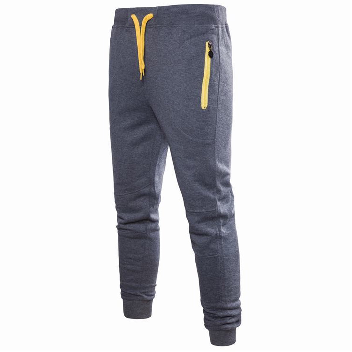 Calsunbaby Men Skinny Slim Fit Joggers Bottom Gym Sports Pants Dark ...
