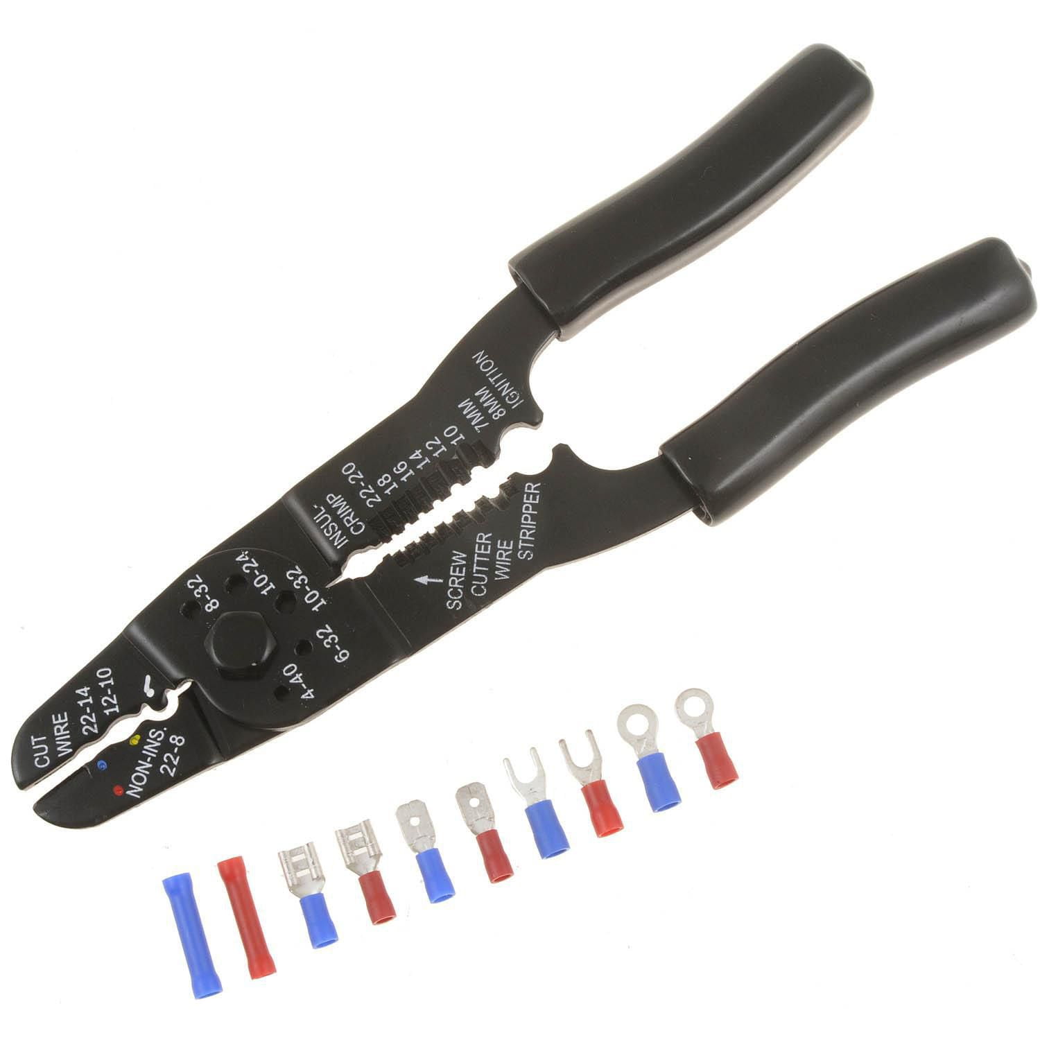 Calterm 05125 Slide Kit With Crimp Tool & 25 Terminals - Walmart.com