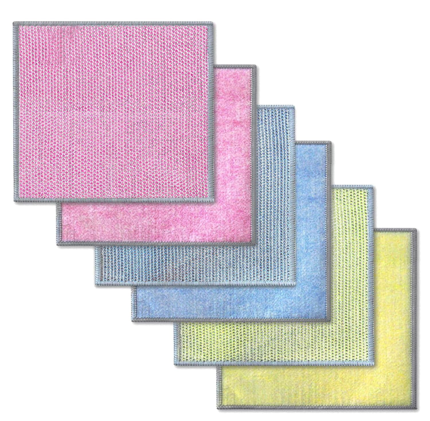 Caltero 2 in 1 Multipurpose Wire Dishwashing Rags for Wet and Dry ...