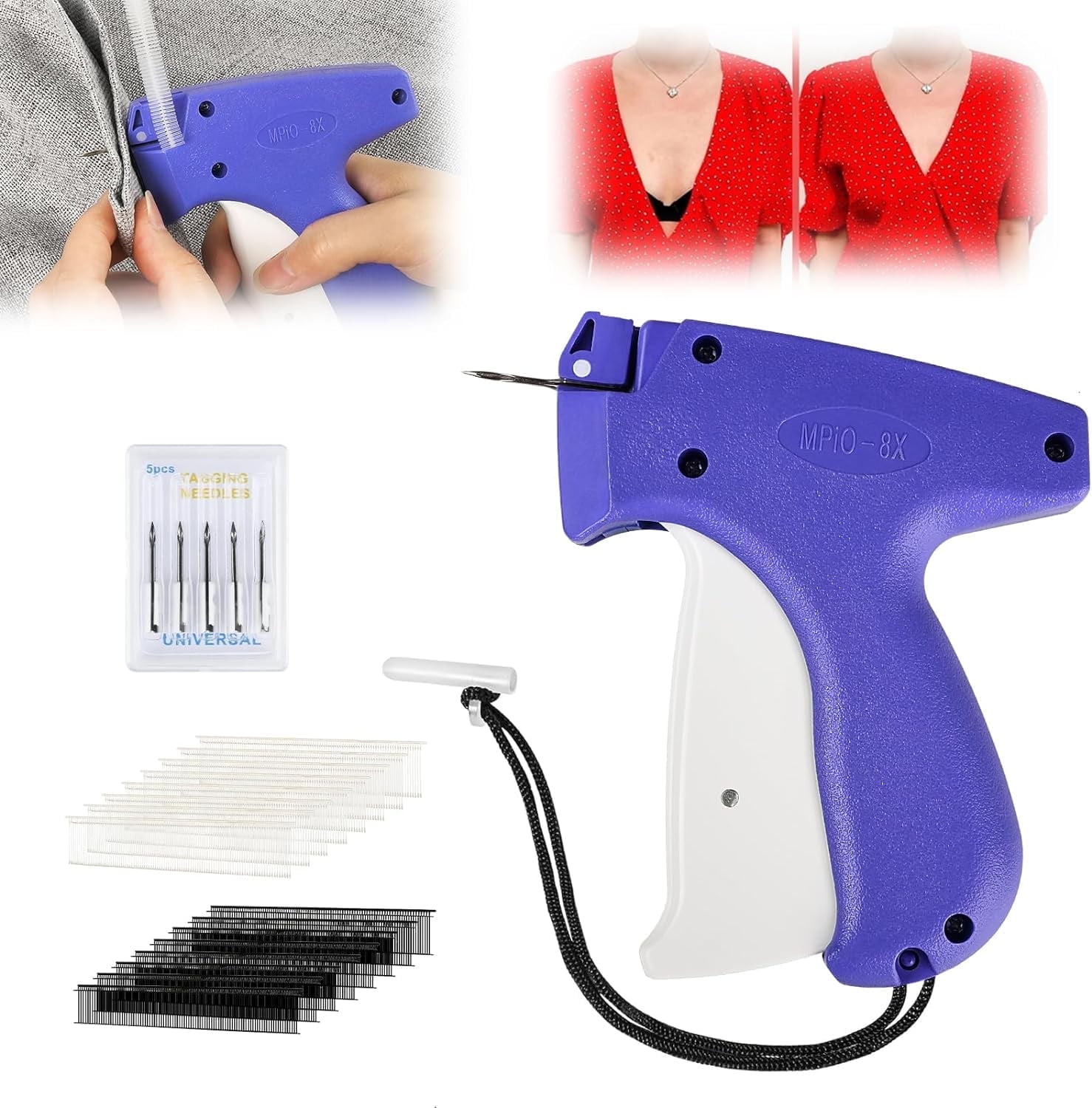 Caltero Stitchy Quick Clothing Fixer, Mini Stitch Gun, Tagging Gun with ...