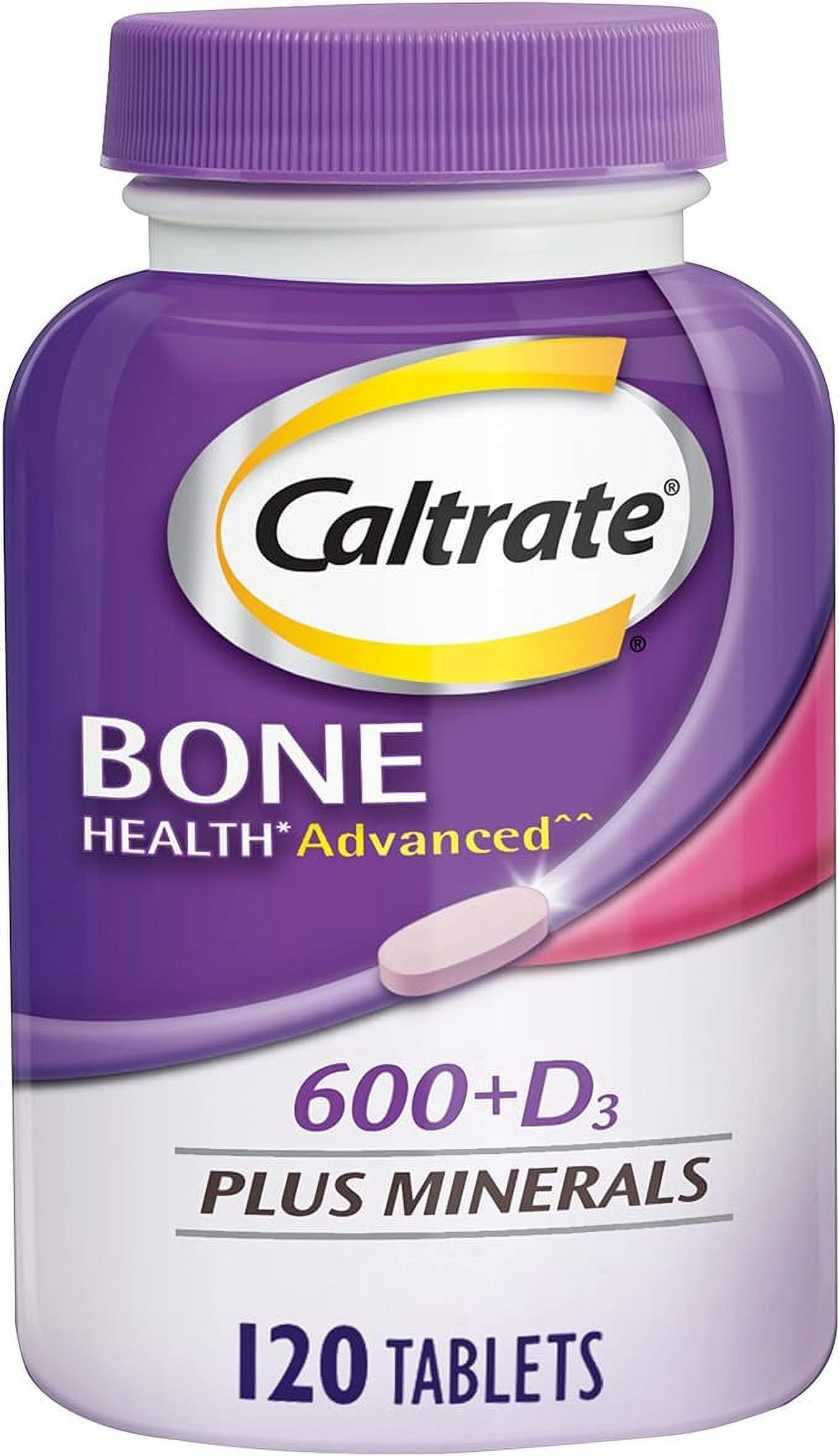 Caltrate 600 Plus D3 Plus Minerals Calcium and Vitamin D Supplement ...