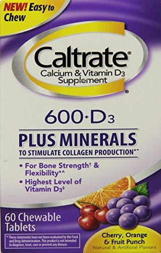 Caltrate 600 D3 Plus Minerals Bone Health Advanced Vitamin