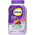 Caltrate 600+D3 Bone Health Calcium Chewable Tablets, Multi-Flavor, 90 ...