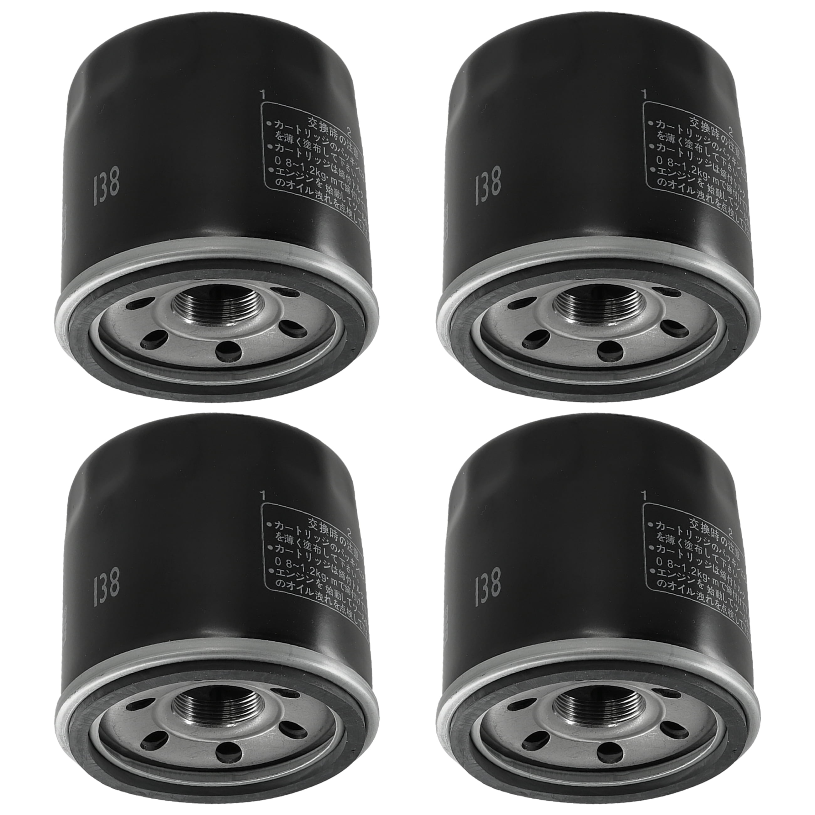 Caltric Oil Filter 4 Pack for Arctic Cat 400 Fis Man Fis Auto Mrp Act ...