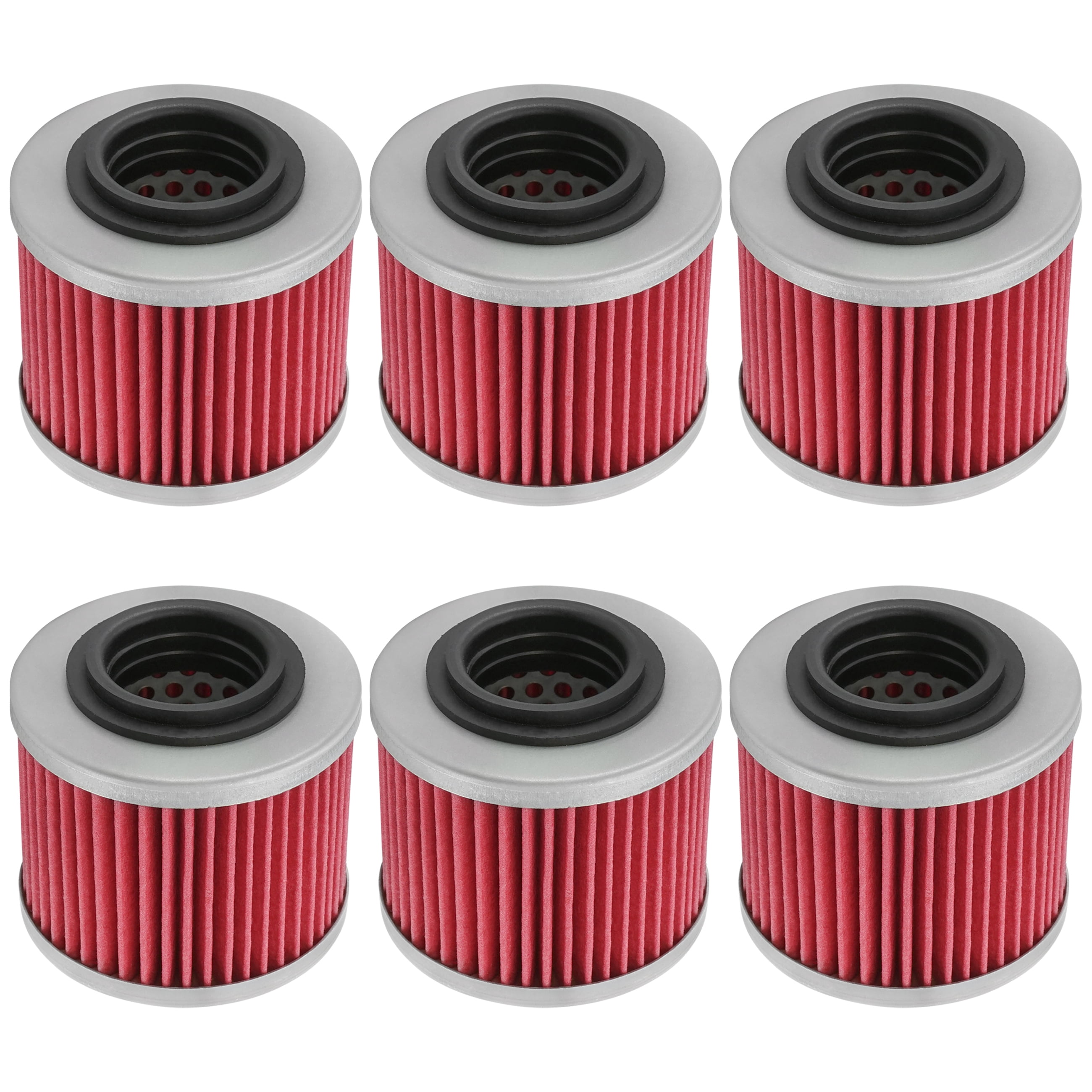 Caltric Oil Filter 6 Pack for BMW F650GS Dakar 650 652 2001-2007 11-41 ...