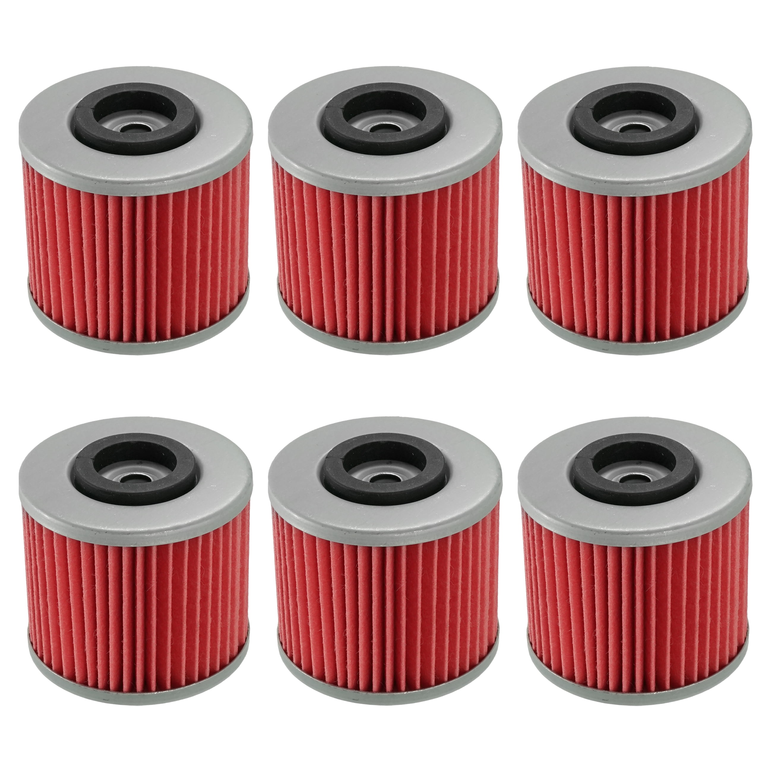 Caltric Oil Filter 6 Pack for Yamaha Virago 747 750 XV750 1981-1983 ...