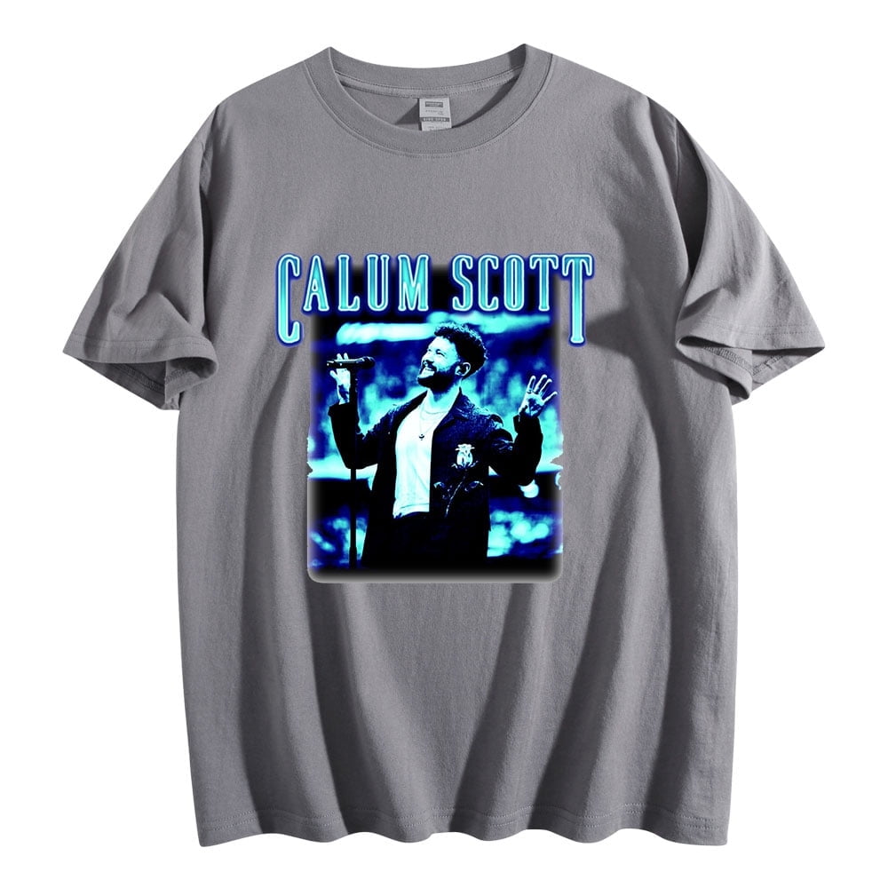 Calum Scott Merch Unisex Oversized Soft Cotton Short Sleeve Graphic T-Shirt - Summer Pop Casual ...